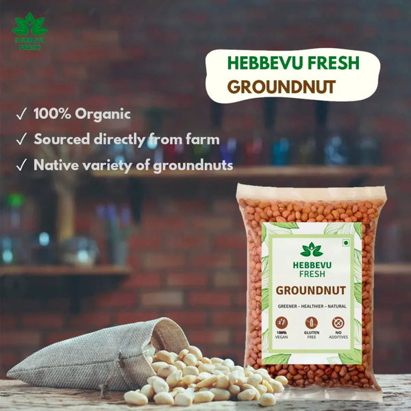 Chemical Free Groundnut - Hebbevu Fresh