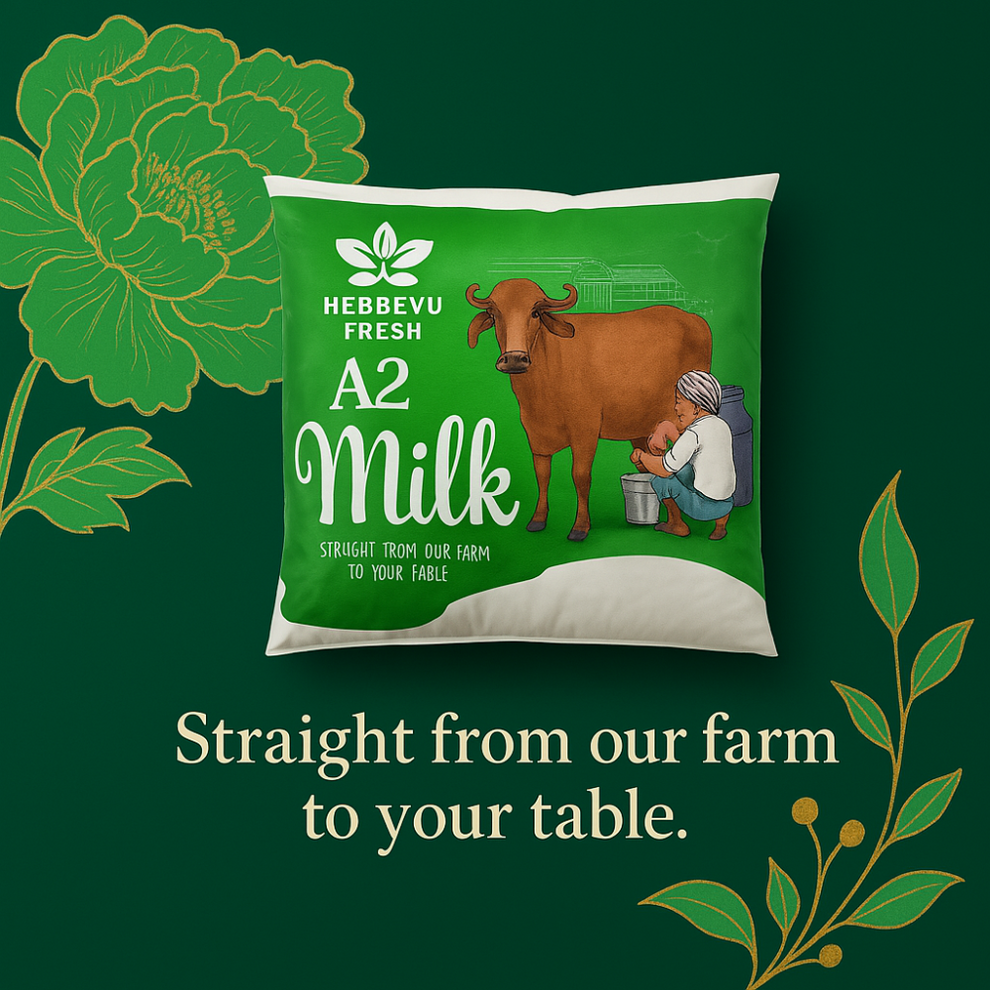 A2 Gir Cow Milk - Hebbevu Fresh