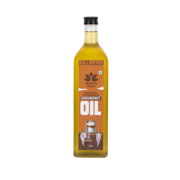 Bull Driven Ground Nut Oil - Hebbevu Fresh